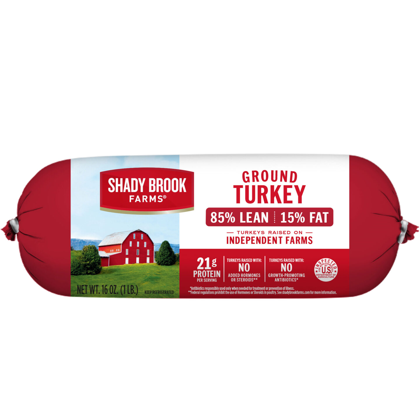 85% Lean / 15% Fat Ground Turkey Roll - Shady Brook Farms®
