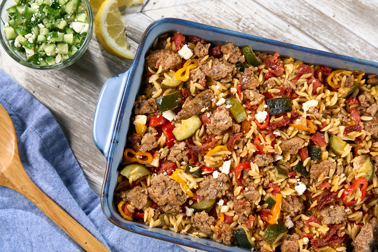 Mediterranean Turkey Casserole - Shady Brook Farms®